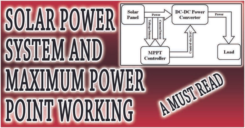 Solar Energy System And Importance Of MPP Tracker