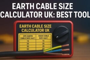 Earth Cable Size Calculator UK: Best Tool : Electrical Engineering Hub