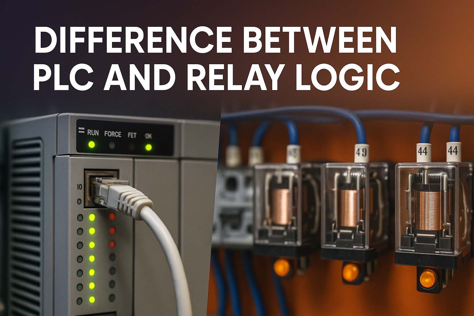 Difference Between PLC And Relay Logic : Electrical Engineering Hub