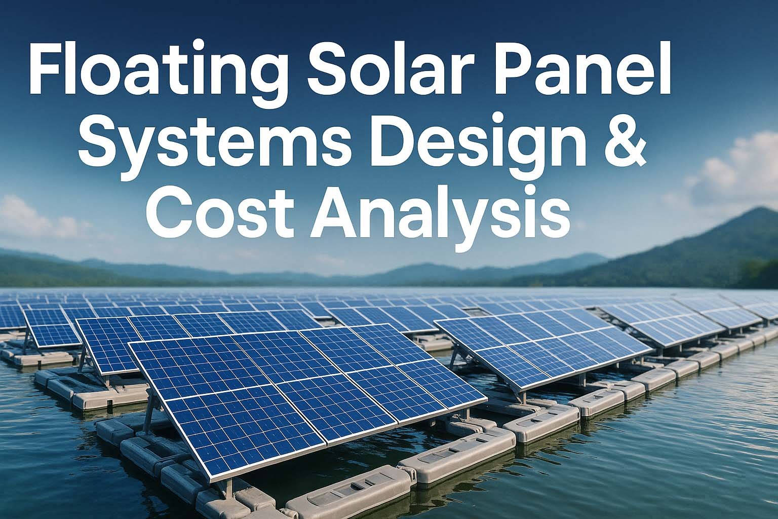 Floating Solar Panel Systems Design & Cost Analysis : Electrical ...