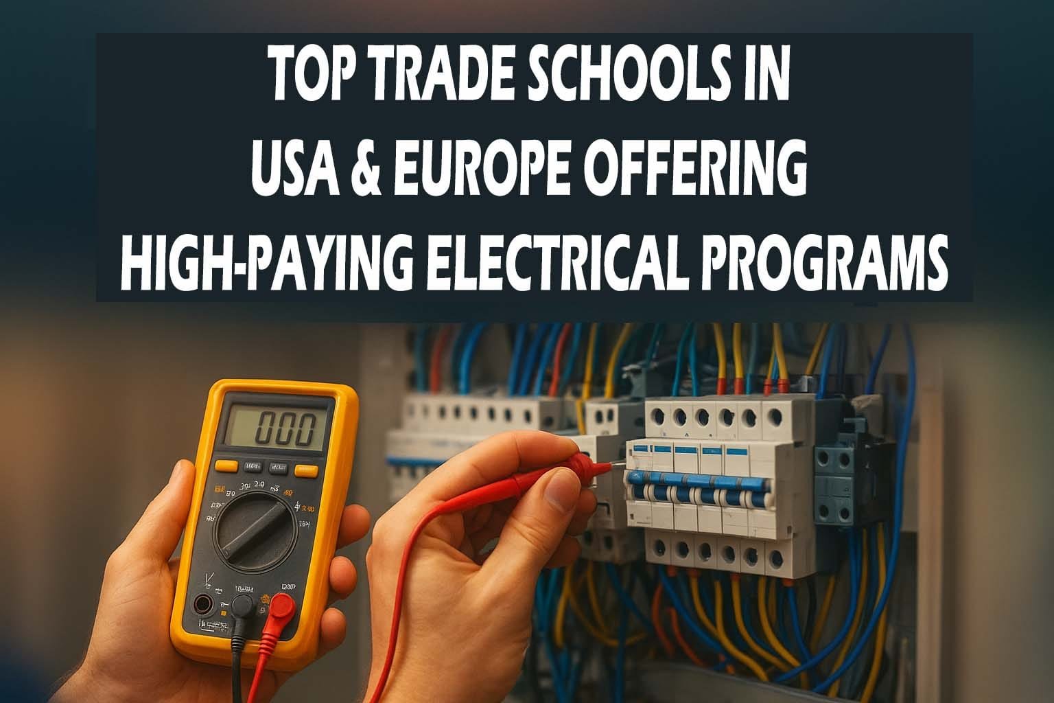 Top Trade Schools In USA & Europe Offering High-Paying Electrical ...