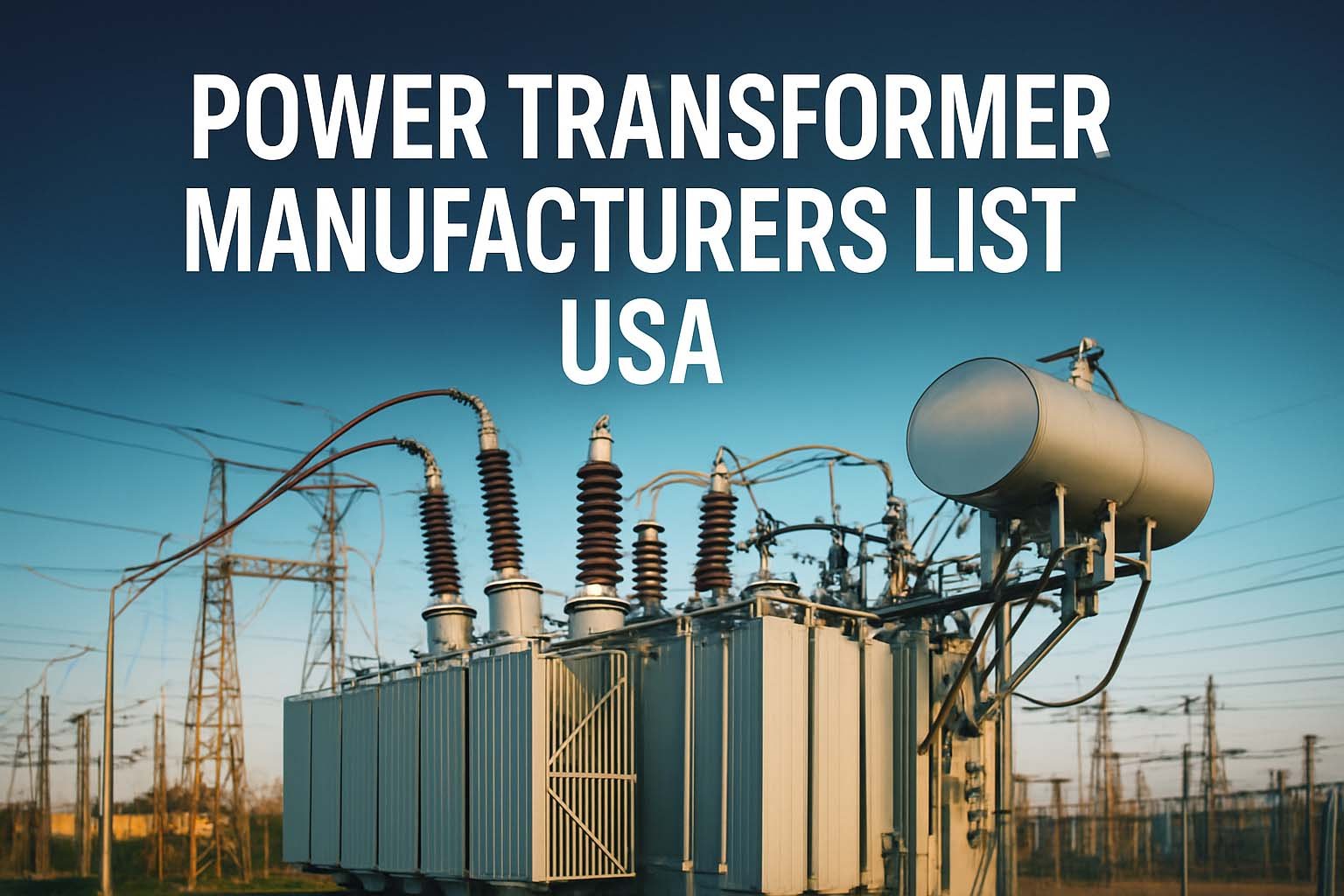 Power Transformer Manufacturers List USA – Top Companies Supplying ...