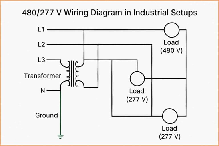 480/277 V Wiring Diagram In Industrial Setups: Complete Guide For Safe ...