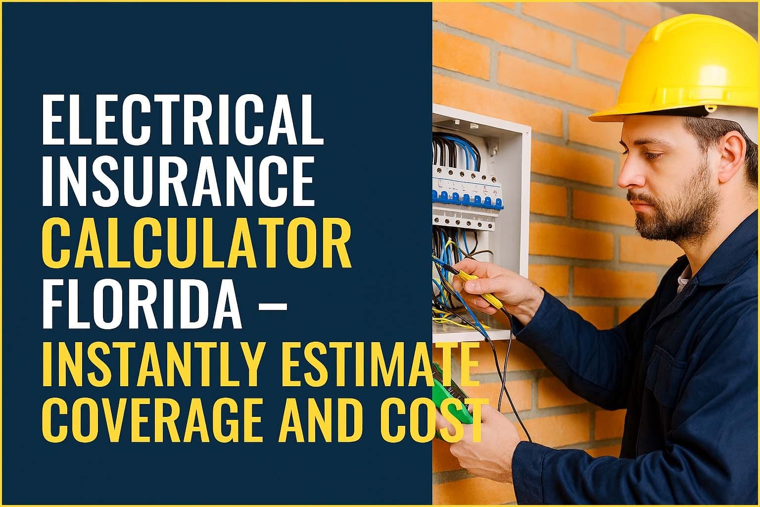 Electrical Insurance Calculator Florida – Instantly Estimate Coverage ...