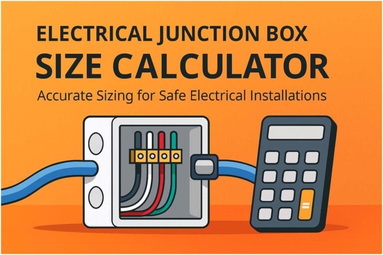Electrical Junction Box Size Calculator – Accurate Sizing For Safe ...