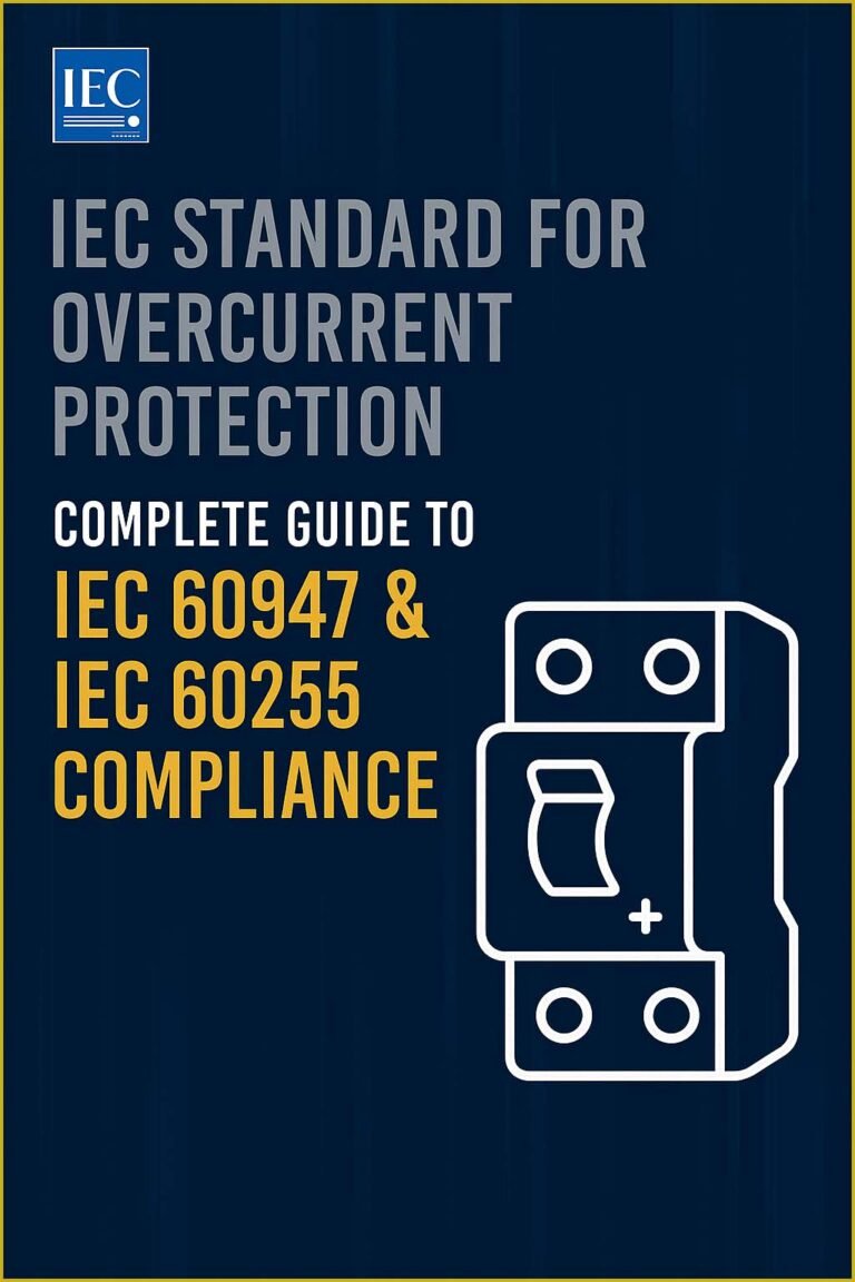 IEC Standard For Overcurrent Protection – Complete Guide To IEC 60947 ...