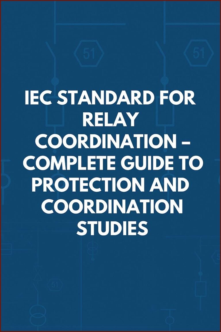 IEC Standard For Relay Coordination – Complete Guide To Protection And ...