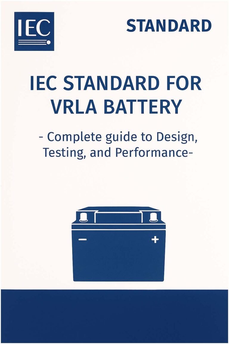 IEC Standard For VRLA Battery – Complete Guide To Design, Testing, And ...