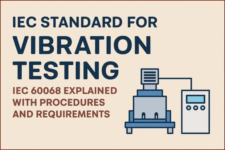 IEC Standard For Vibration Testing – IEC 60068 Explained With ...
