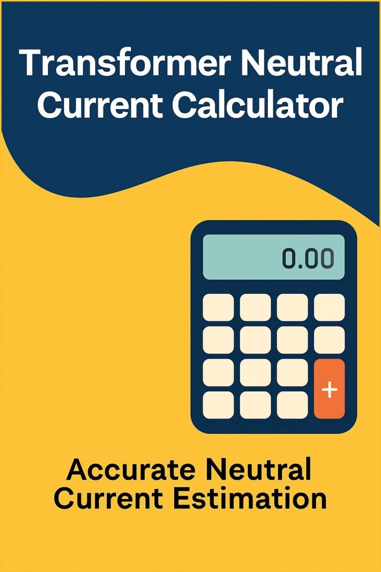 Transformer Neutral Current Calculator – Accurate Neutral Current ...