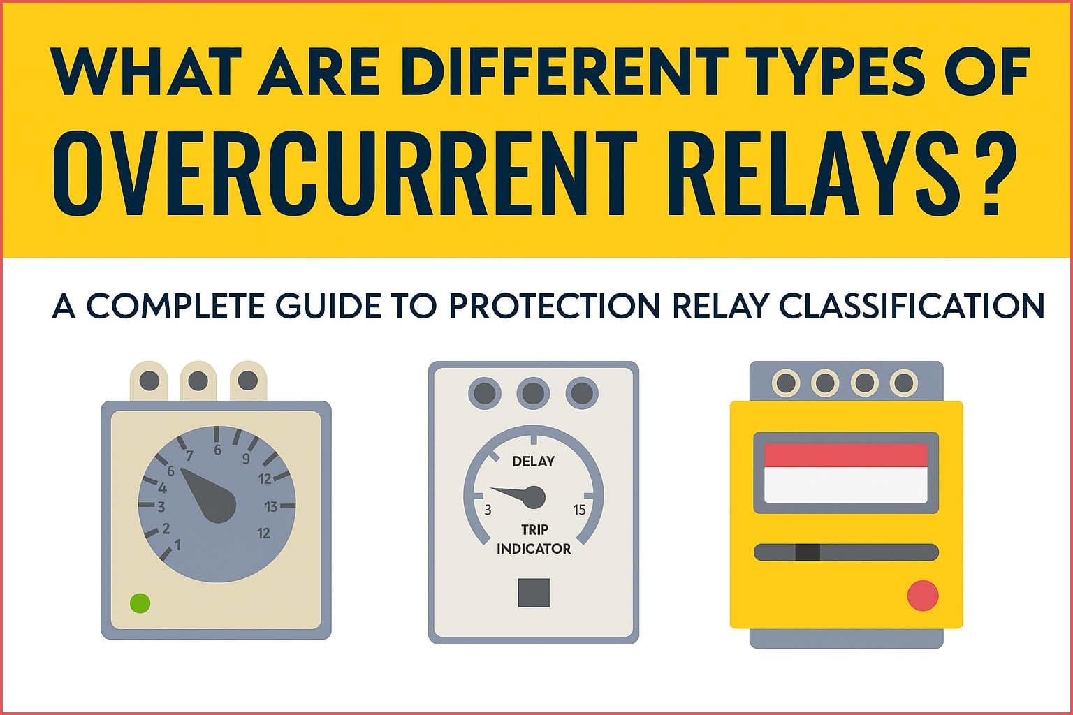What Are Different Types Of Overcurrent Relays? Best Guide : Electrical ...