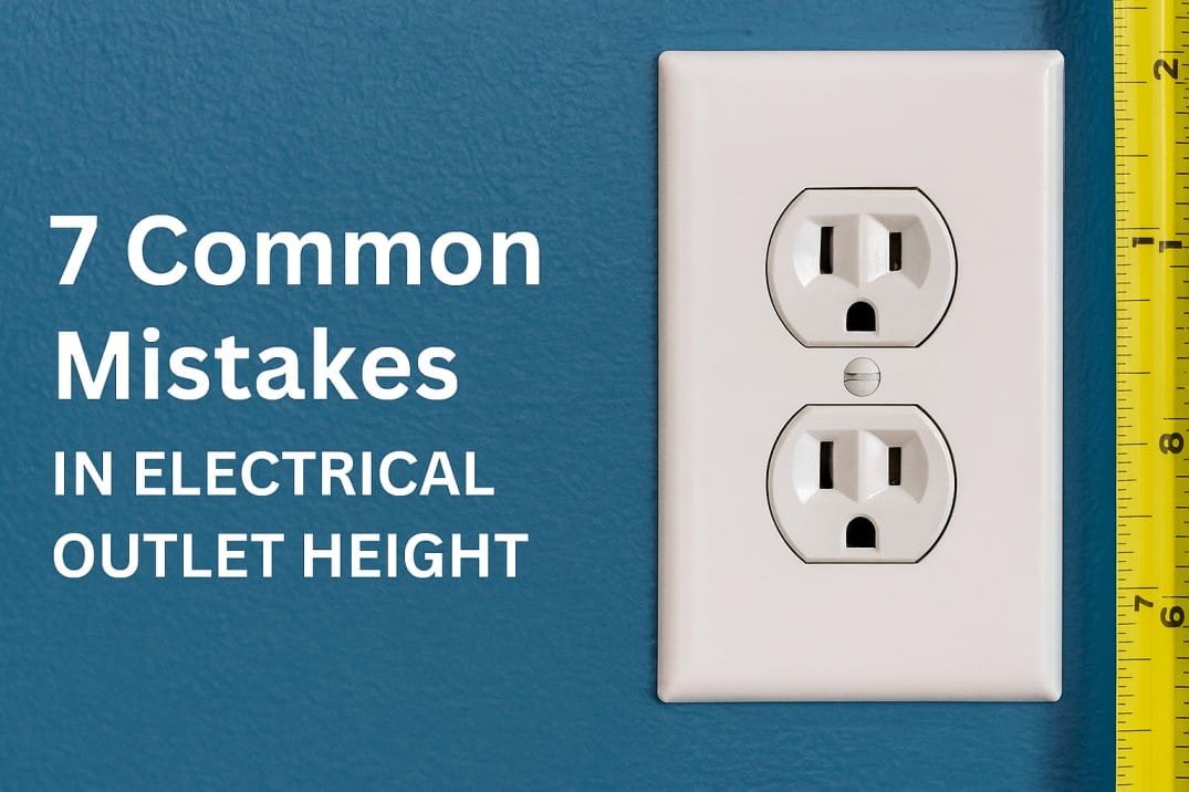 7 Common Mistakes In Electrical Outlet Height : Electrical Engineering Hub
