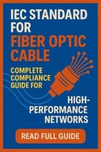 IEC Standard For Fiber Optic Cable: Important Compliance Guide For High ...