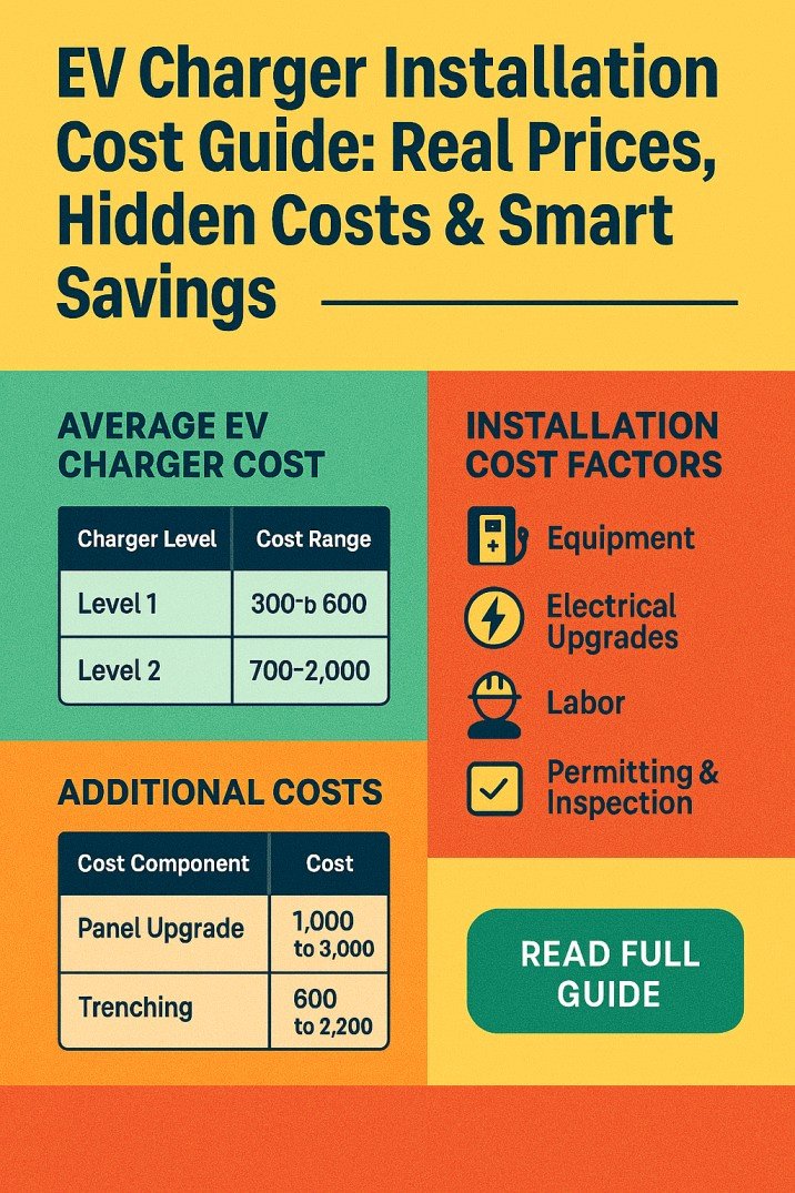 EV Charger Installation Cost Guide: Real Prices, Hidden Costs & Smart Savings : Electrical ...