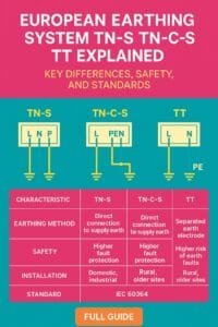 European Earthing System TN-S TN-C-S TT Explained: Key Differences ...