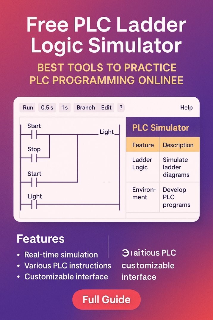 Free PLC Ladder Logic Simulator – Best Tools To Practice PLC ...