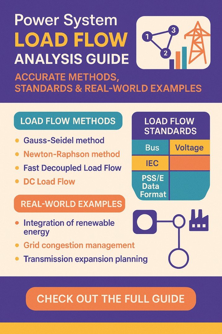 Power System Load Flow Analysis Guide – Accurate Methods, Standards ...