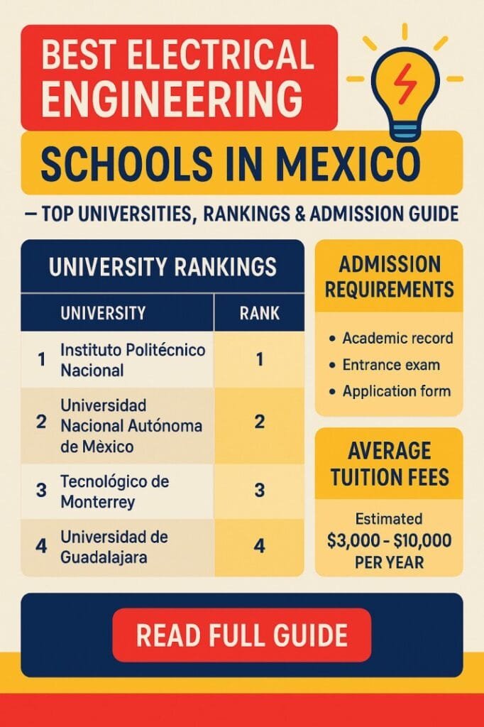 Best Electrical Engineering Schools In Mexico – Top Universities ...