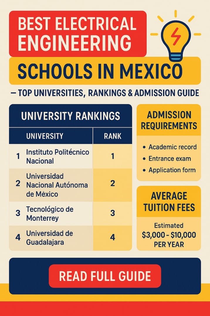 Best Electrical Engineering Schools In Mexico – Top Universities ...