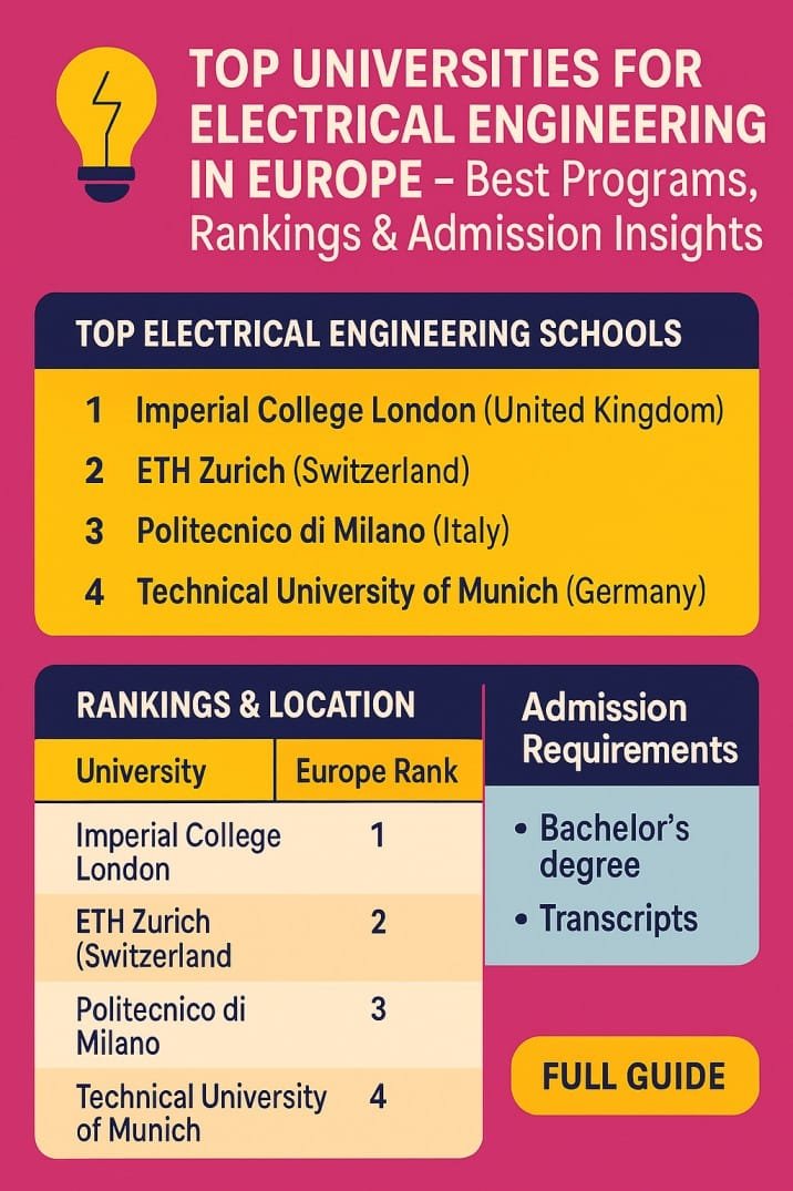 University Rankings Archives » Electrical Engineering Hub