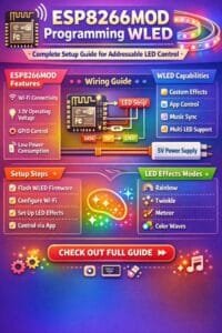 ESP8266MOD Programming WLED – Complete Setup Guide For Addressable LED ...