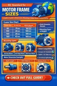 IEC Standard For Motor Frame Sizes: Complete Guide To Dimensions ...
