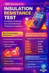 IEEE Standard For Insulation Resistance Test – Complete Guide For ...
