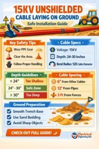 15KV Unshielded Cable Laying On Ground: Safe Installation Guide ...