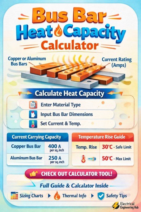 Bus Bar Heat Capacity Calculator : Electrical Engineering Hub
