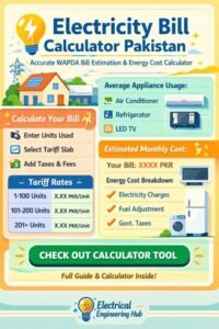 Electricity Bill Calculator Pakistan | Best Tool | Electrical ...