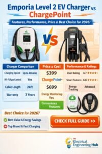 Emporia Level 2 EV Charger Vs ChargePoint | Features, Performance ...