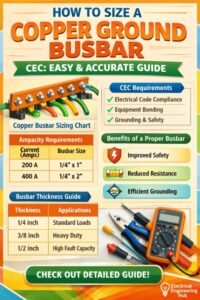 How To Size A Copper Ground Busbar CEC : Electrical Engineering Hub