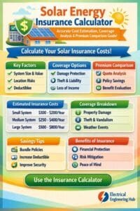 Solar Energy Insurance Calculator Archives » Electrical Engineering Hub